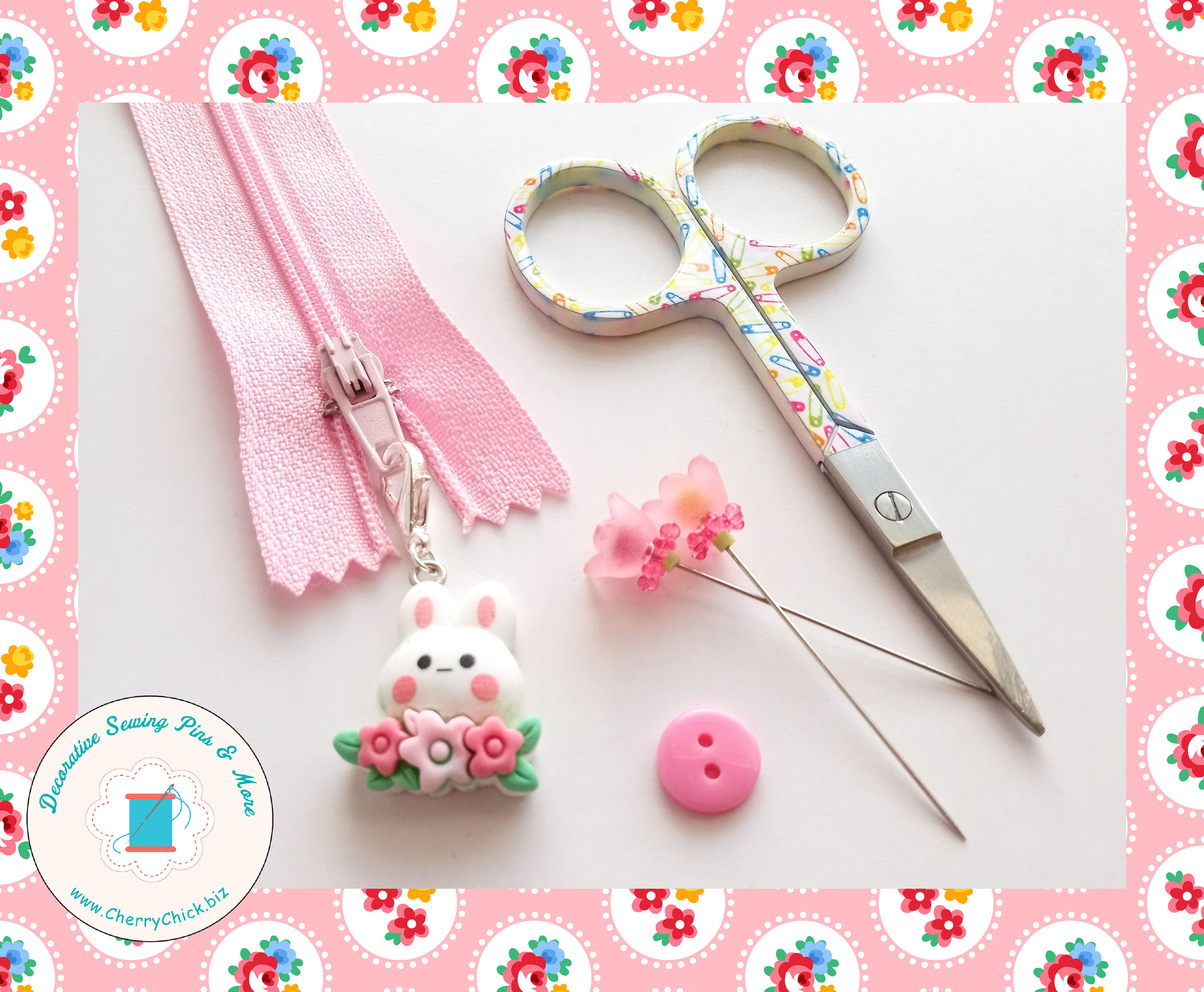 Bunny zipper charm - Resin Bunny zipper pull - Bunny Planner Charms ...