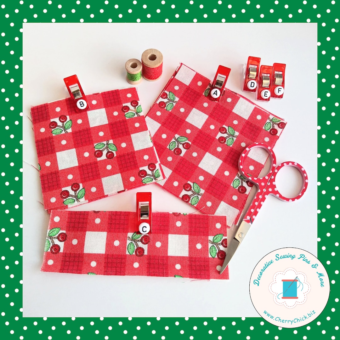 Alphabet Quilting Clips - Letter Clips - Sewing Clips - Fabric Clip ...