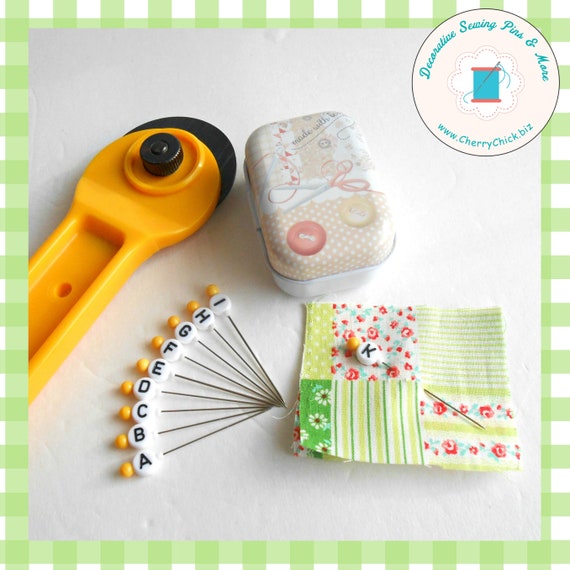 Alphabet Quilters Pins Quilt Row Markers Quilt Layout | Etsy