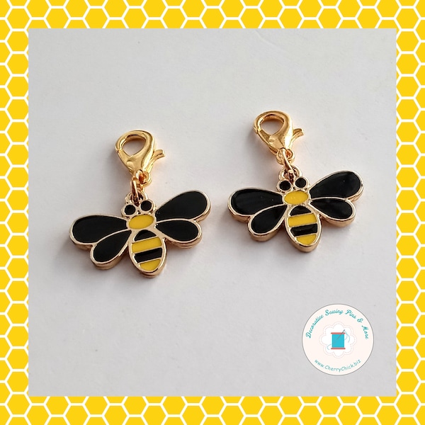Bee Charm - Etsy