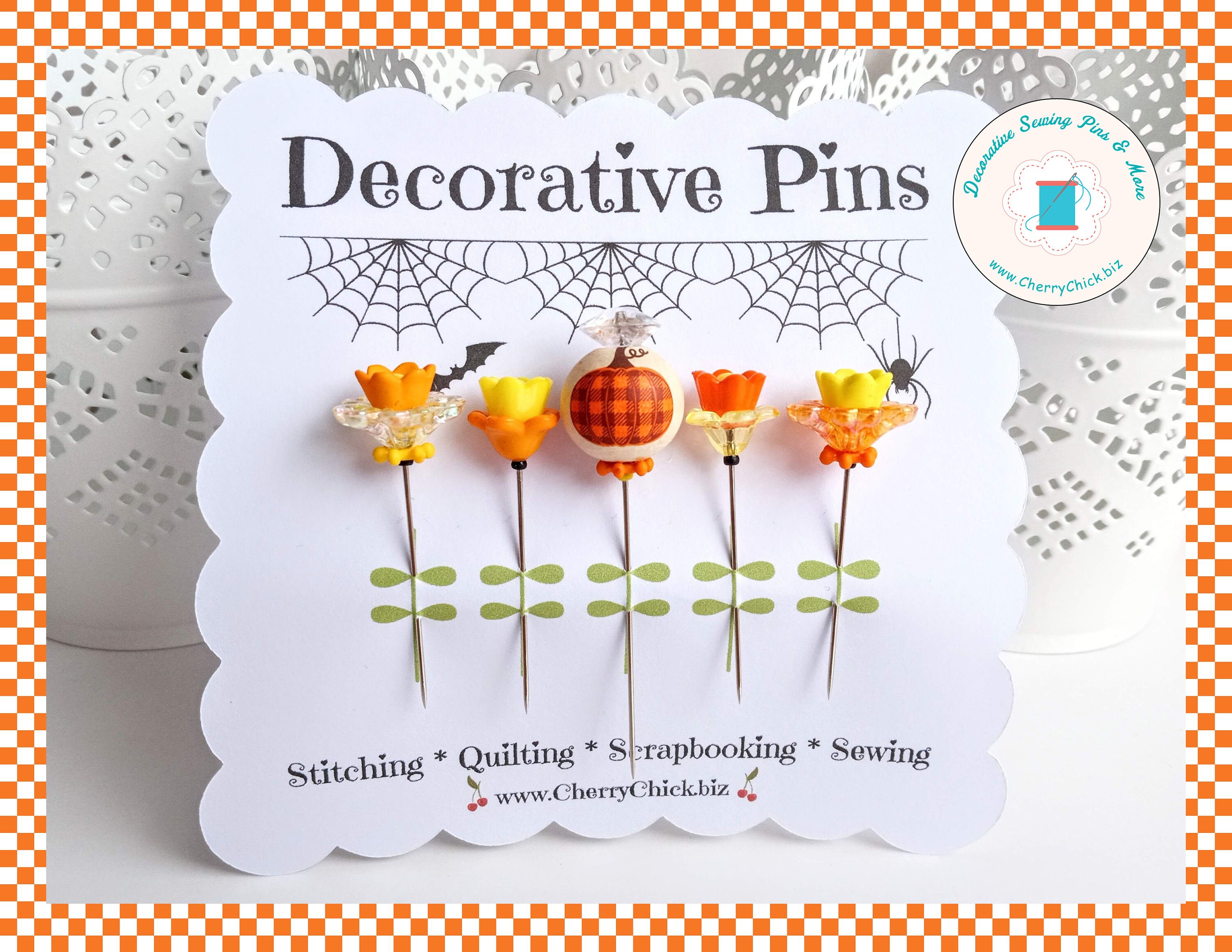 Decorative Sewing Pins