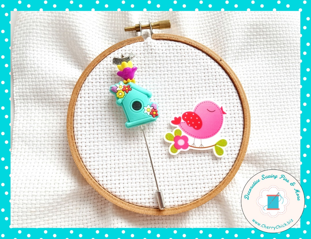 Counting Pin - Crossstitch Pin - Birdhouse Counting Pin - Gift for ...