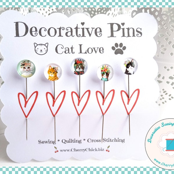 Handmade Head Pins - Etsy