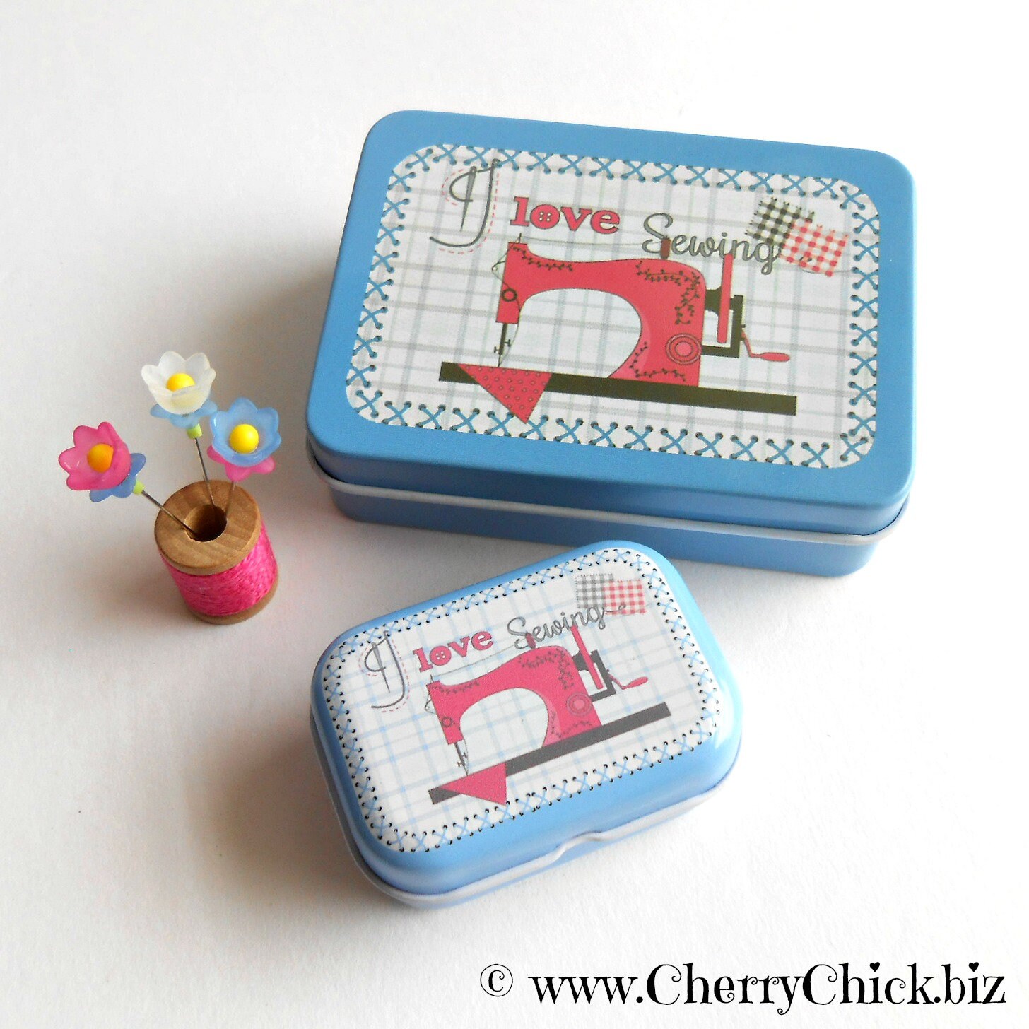 Sewing Pins - Pins in Tins - Decorative Sewing Pins - Quilting Pins ...