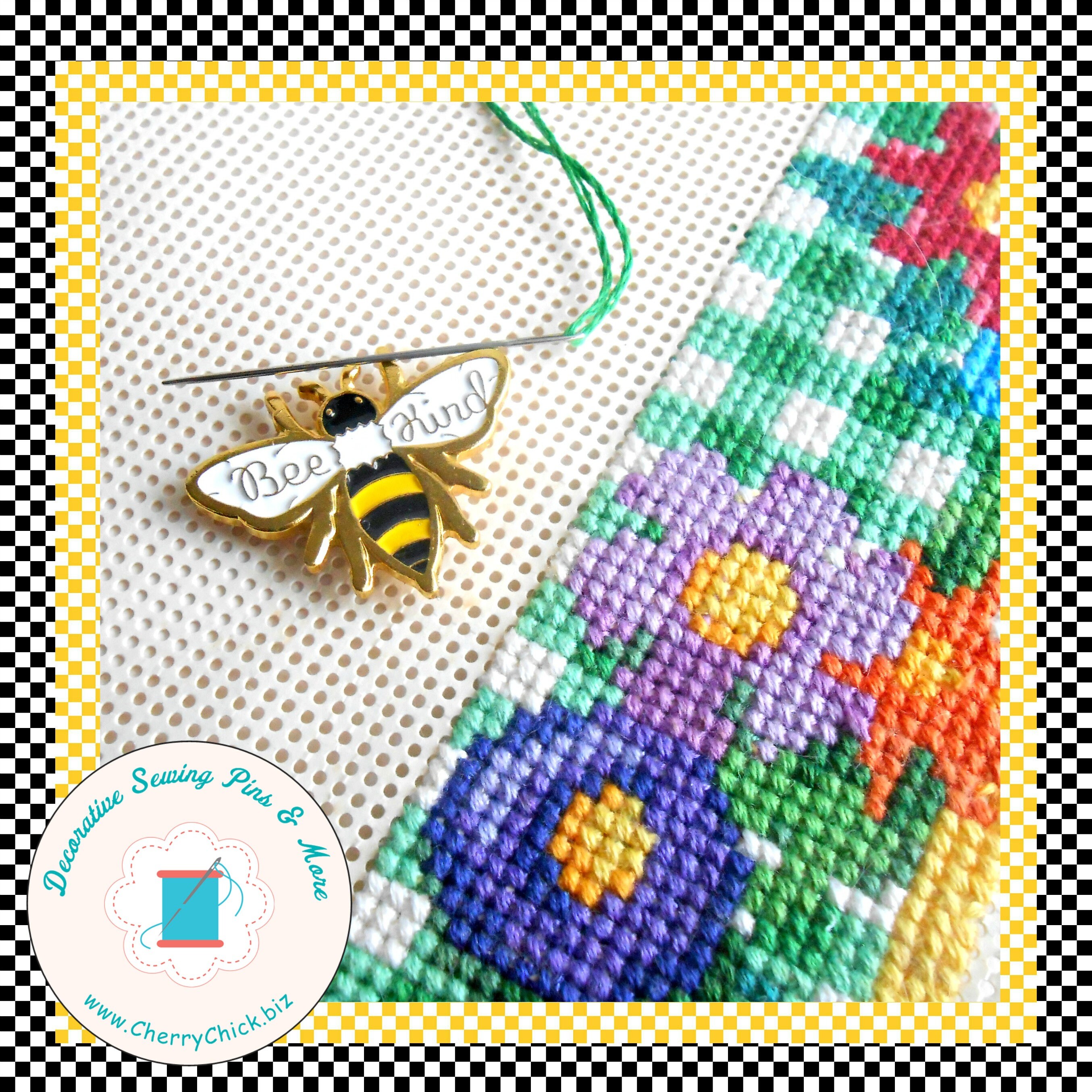 Bee Needle Minder Bee Kind Save the Bees Bee Needle | Etsy