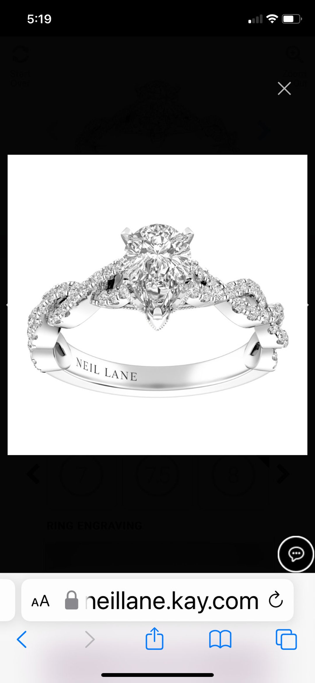 Neil Lane Engagement Ring - Etsy