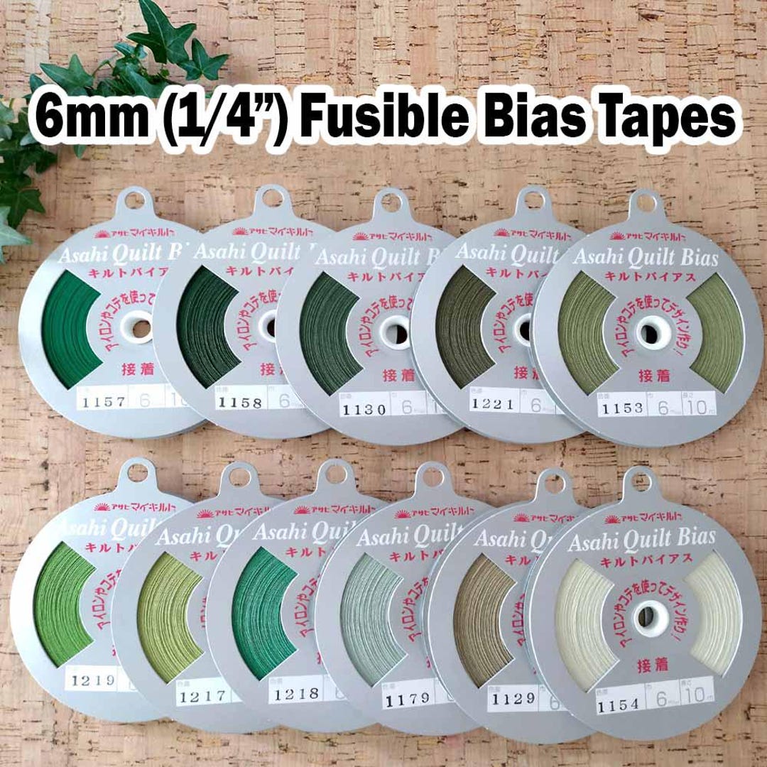 Fusible Bias Tape 6mm (1/4") X 10m (11y) - Stained Glass Bias ...