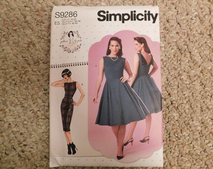 NEW, UNCUT, Simplicity Sewing Pattern #9286, Size 14-22 - Etsy