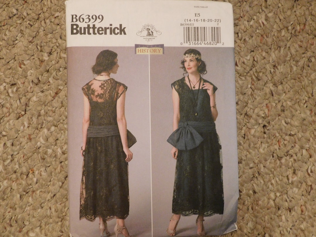 Butterick 6399 Sewing Pattern Sizes 14-22 - Etsy
