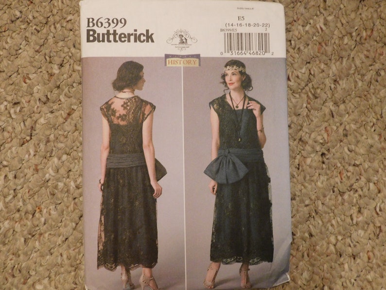 Butterick 6399 Sewing Pattern Sizes 14-22 - Etsy