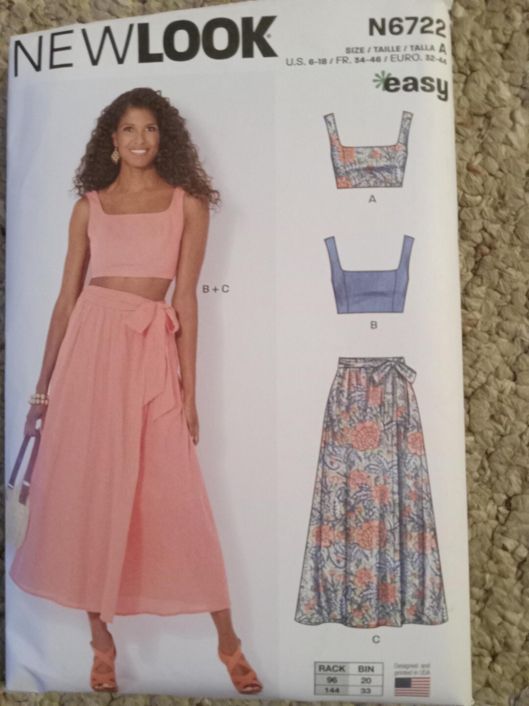 New Look Sewing Pattern 6722-- New, Uncut With Factory Folds - Etsy