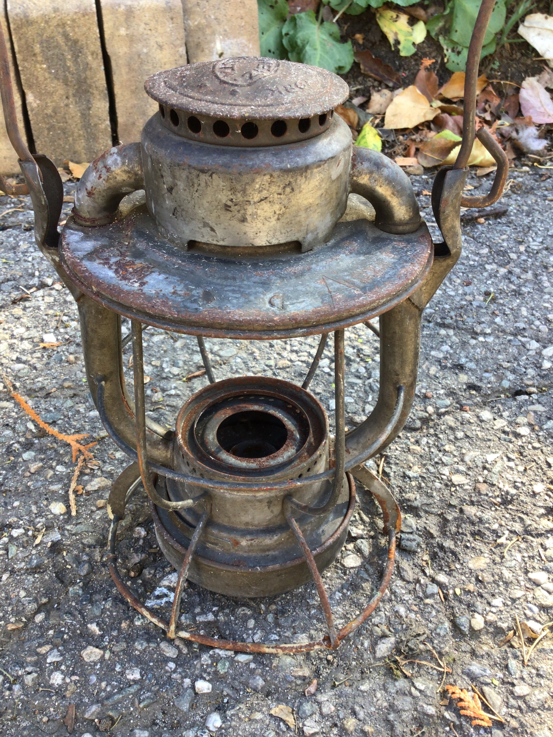 Dietz Vesta Lantern B&M Railroad No Globe Antique - Etsy