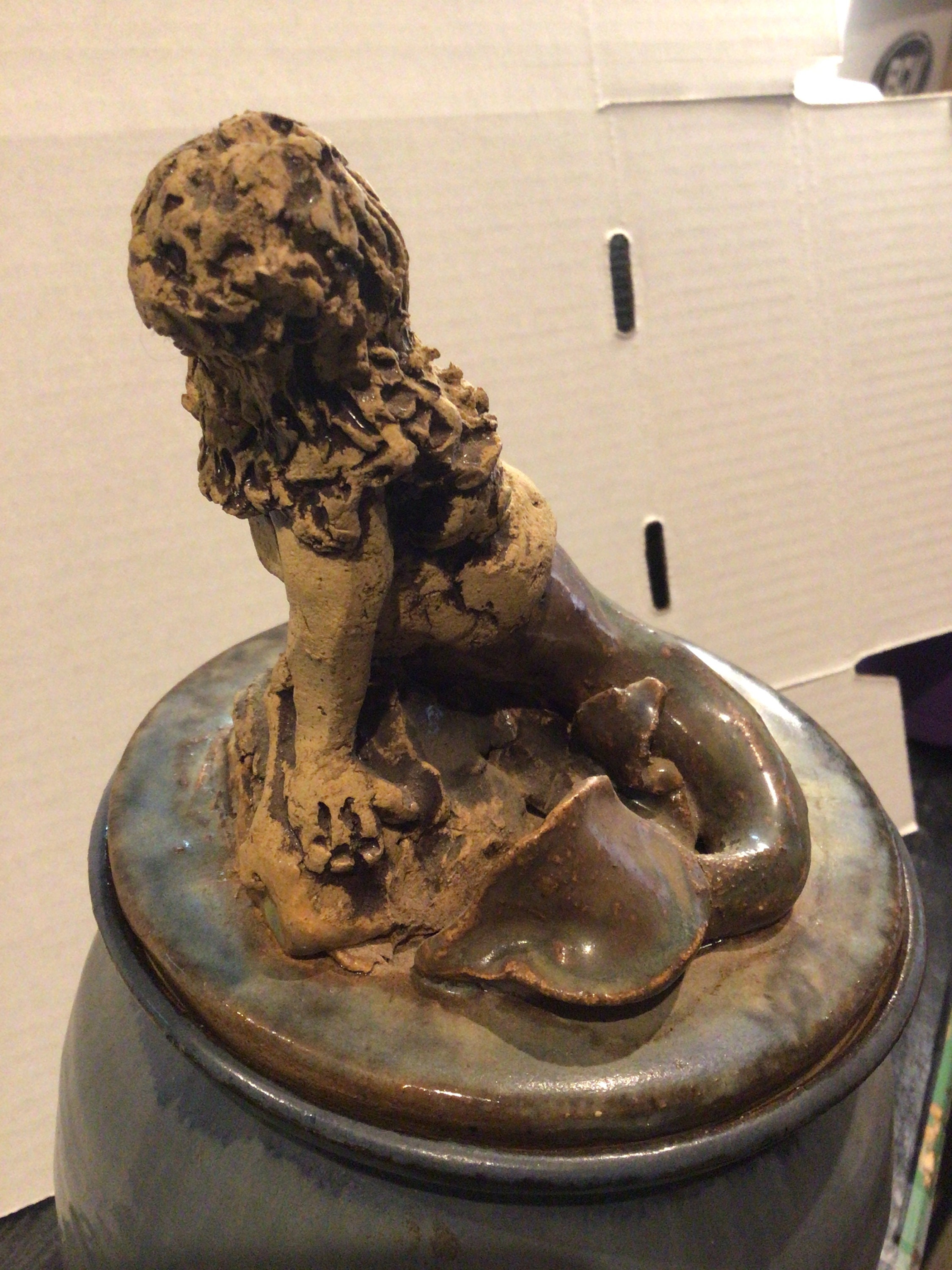 North Wind Pottery Sea Nymph Mermaid Pottery Cookie Jar 1979 - Etsy