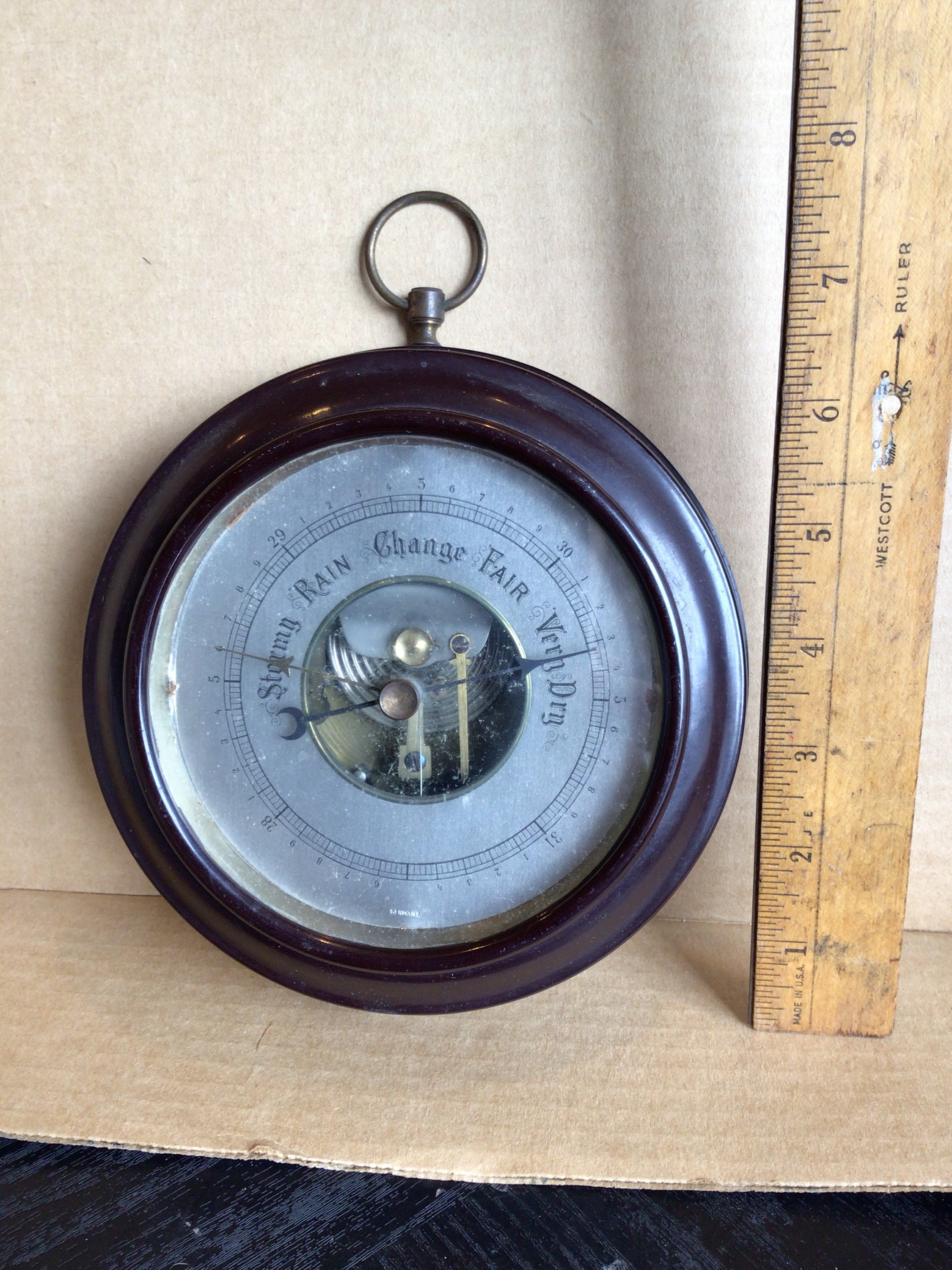 Vintage Barometer Wall Hanging Germany - Etsy