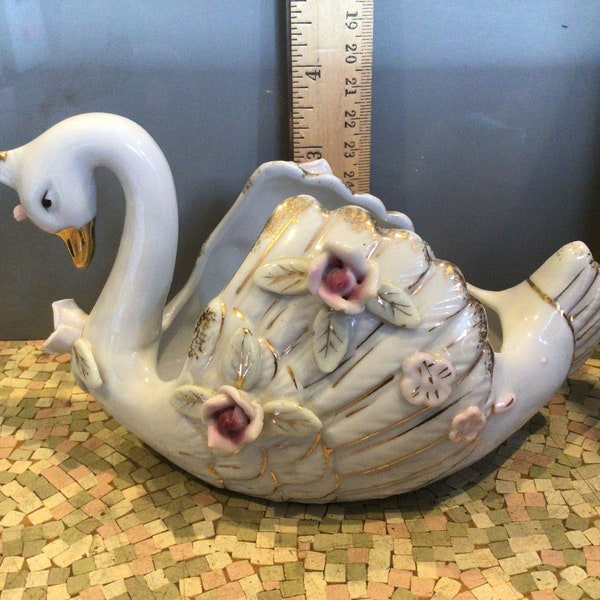 Porcelain Swans - Etsy