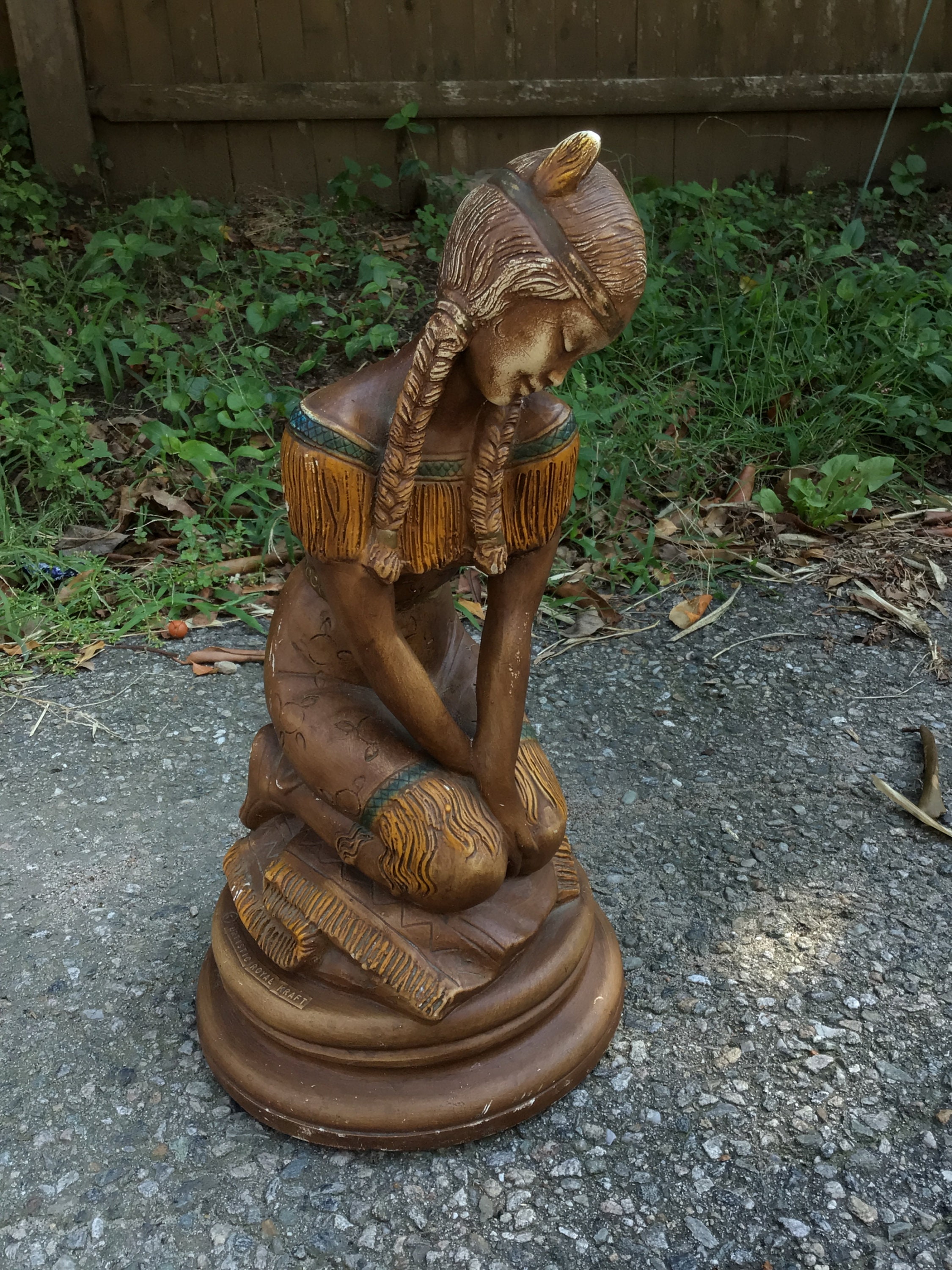 Artistic Royal Kraft Native American Girl Statue 16 - Etsy