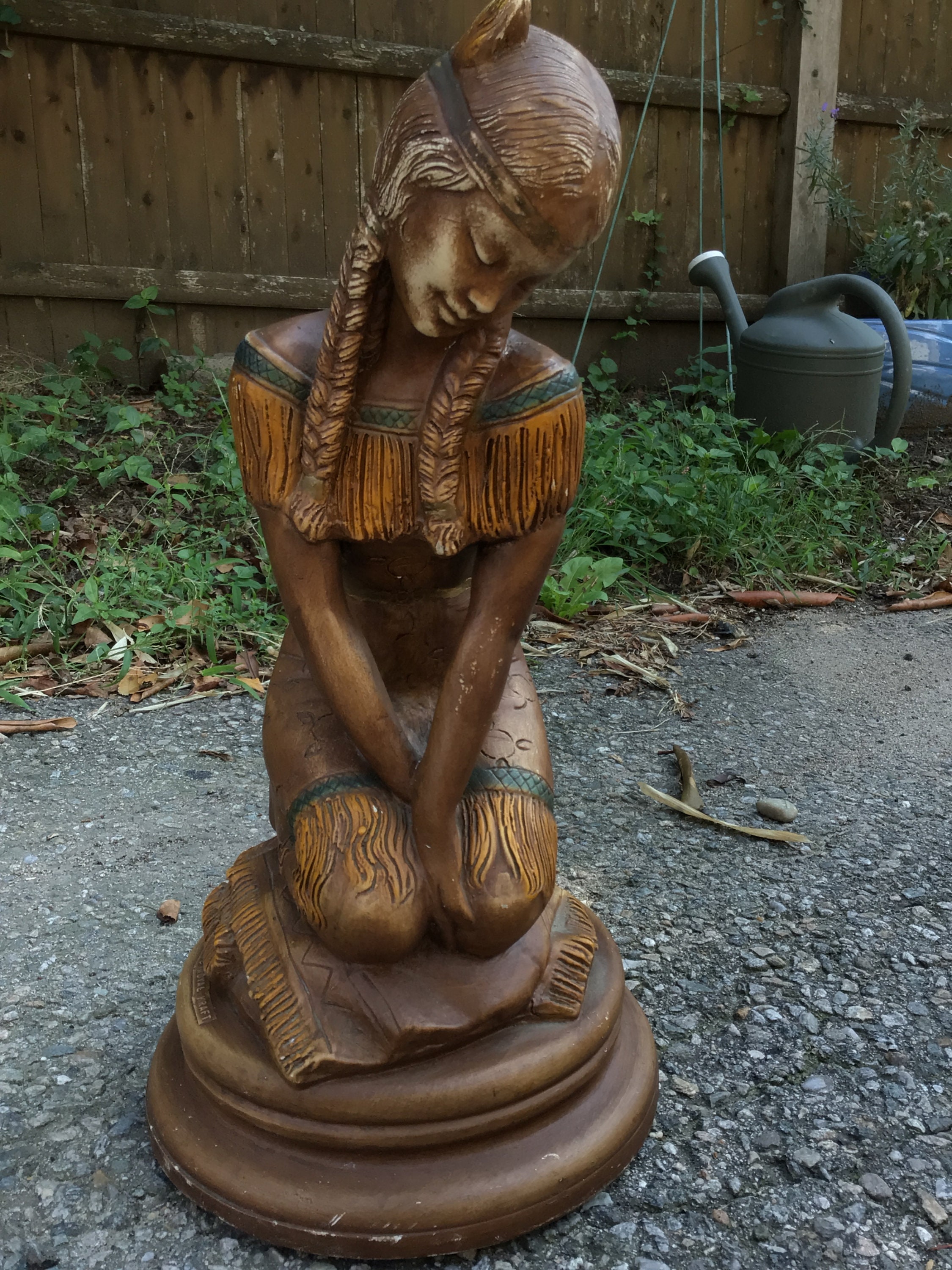 Artistic Royal Kraft Native American Girl Statue 16 - Etsy