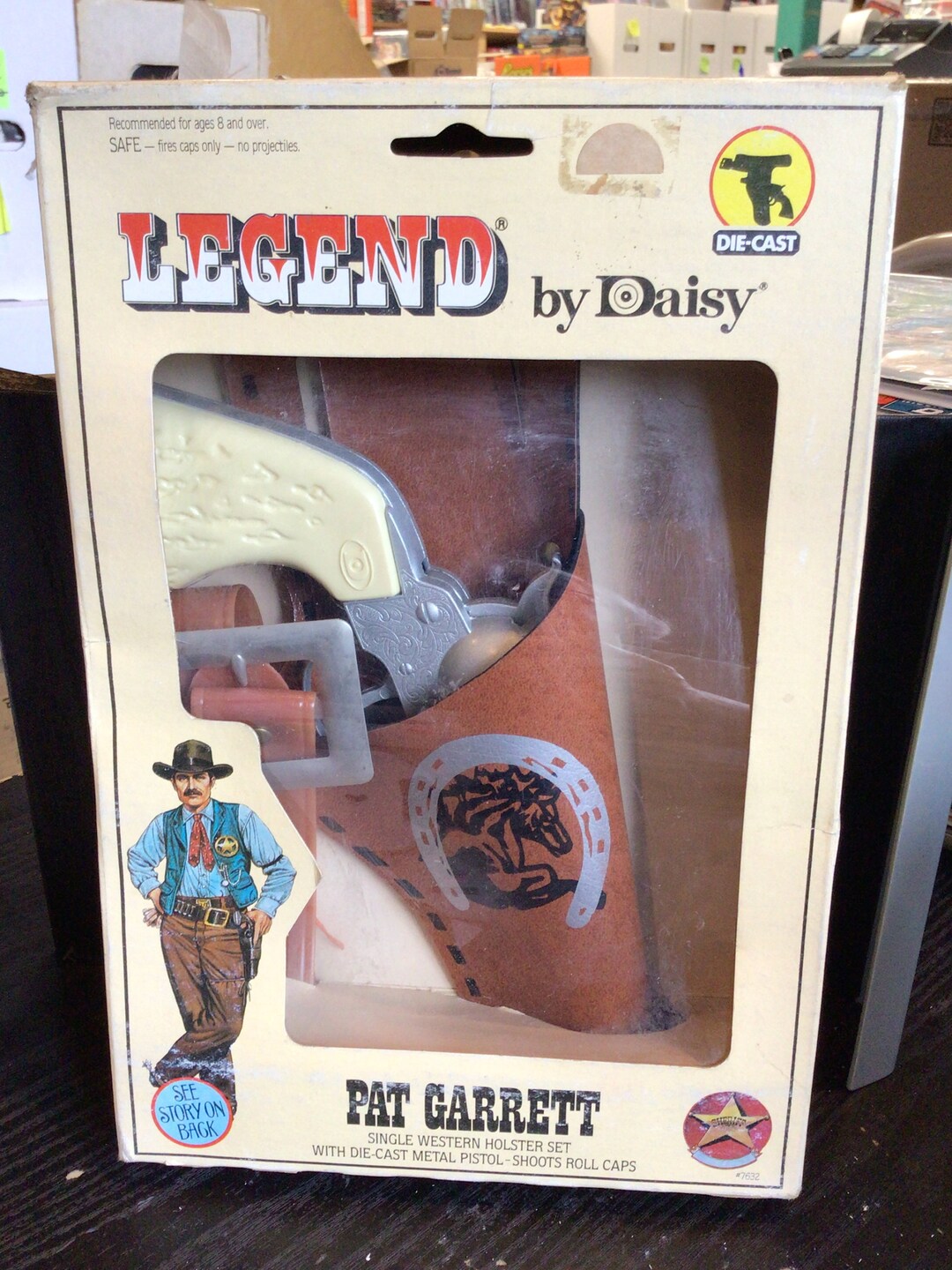 Legend by Daisy Pat Garrett Die-cast Metal Pistol Shoots Roll Caps - Etsy