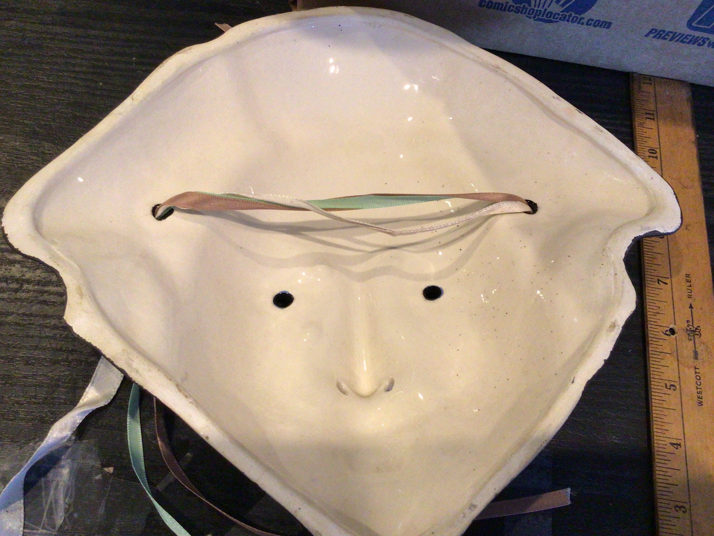 Vintage Ceramic Japanese Geisha Mask / Theater Art / Wall Hanging - Etsy