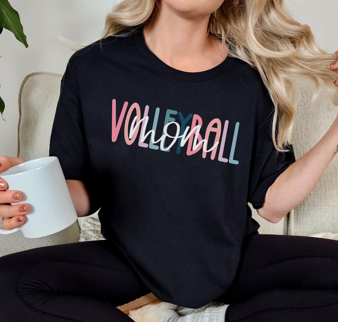Volleyball Mom, Volleyball Mom Shirt, Sports Mom T-shirt, Volleyball ...