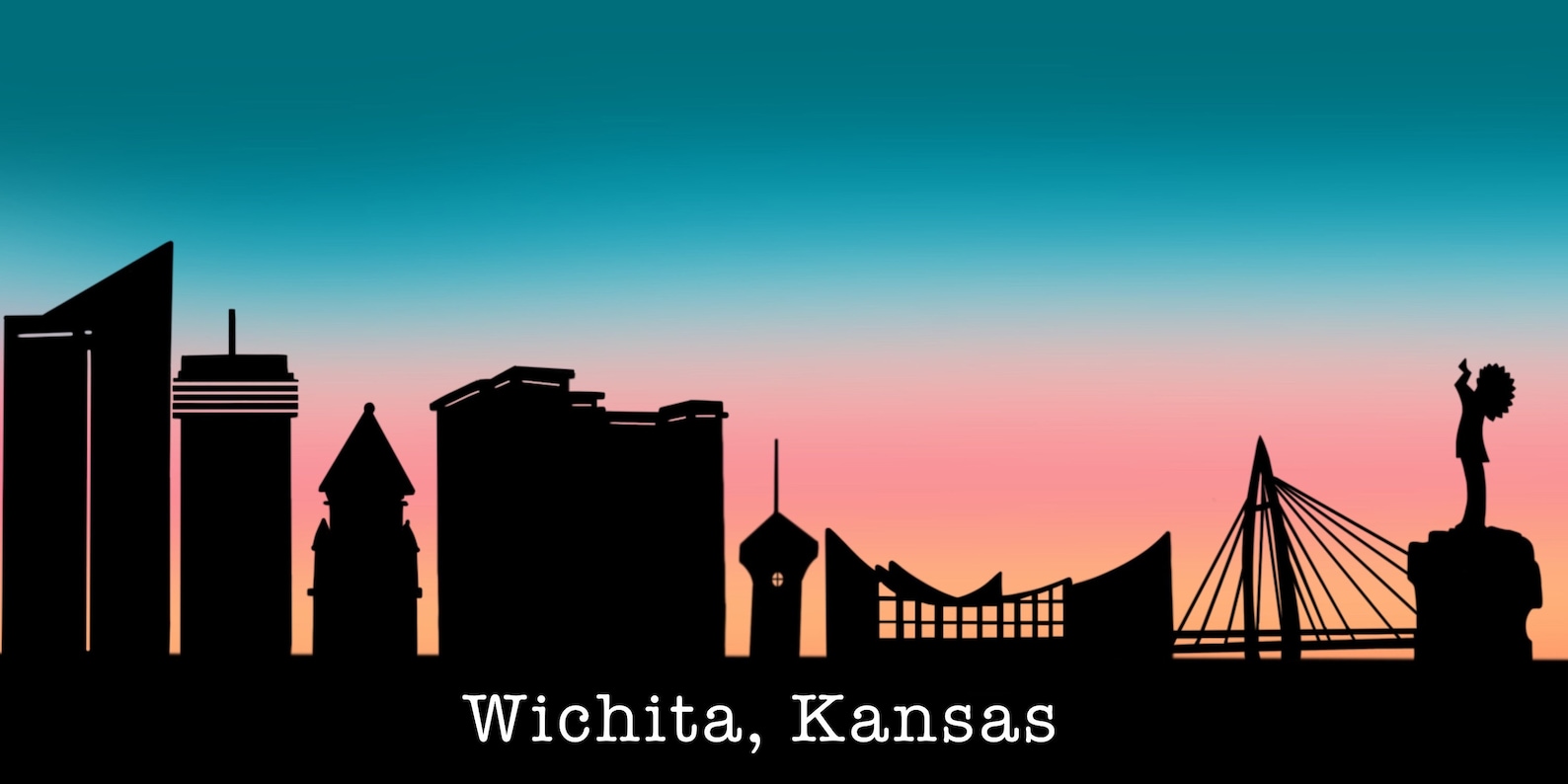 Wichita Kansas Skyline, Jpeg, Wichita Sunset, Downtown Wichita Kansas ...