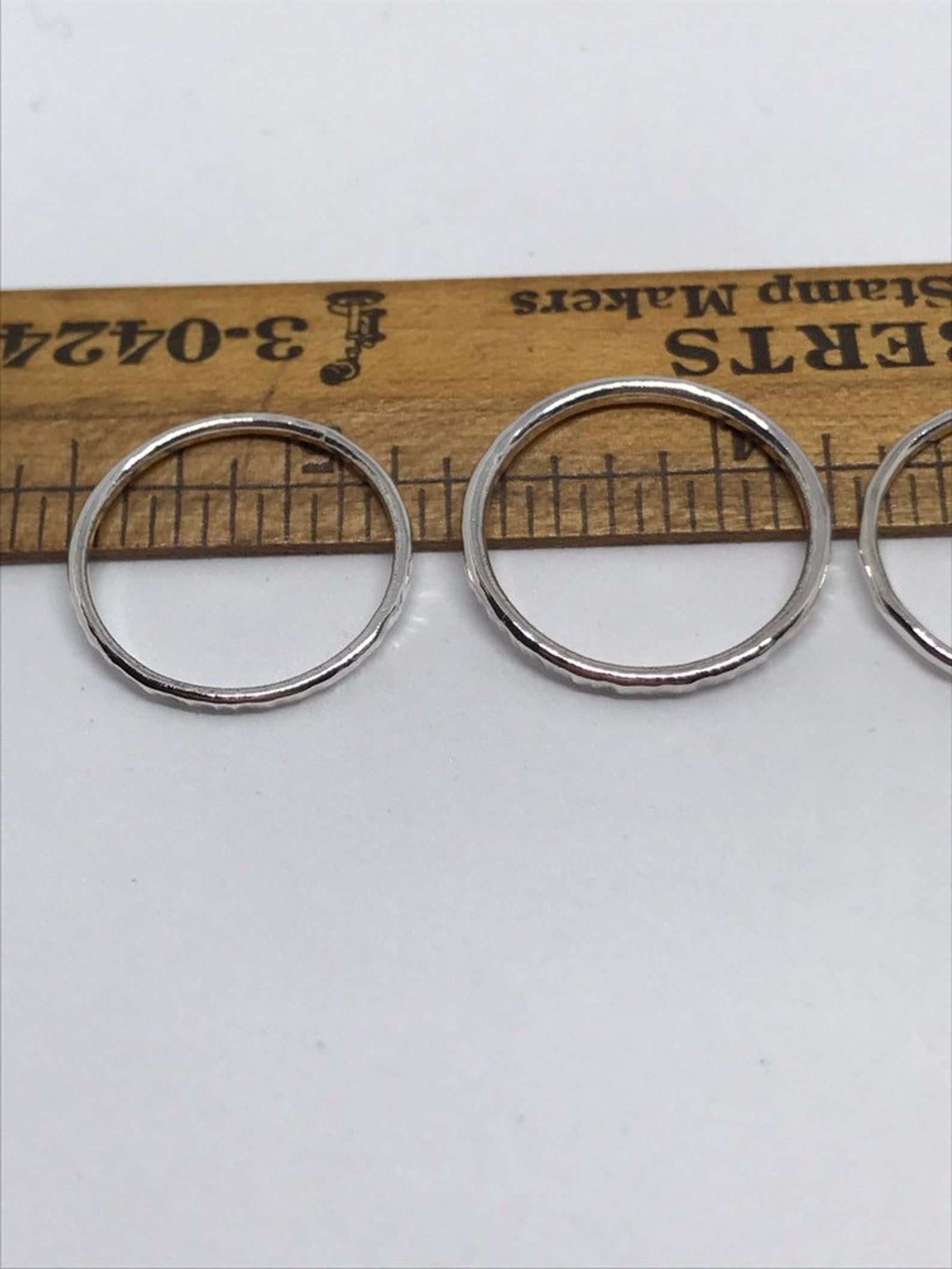 Sterling Silver Thin Ring Stackable Ring Silver Dainty Ring | Etsy