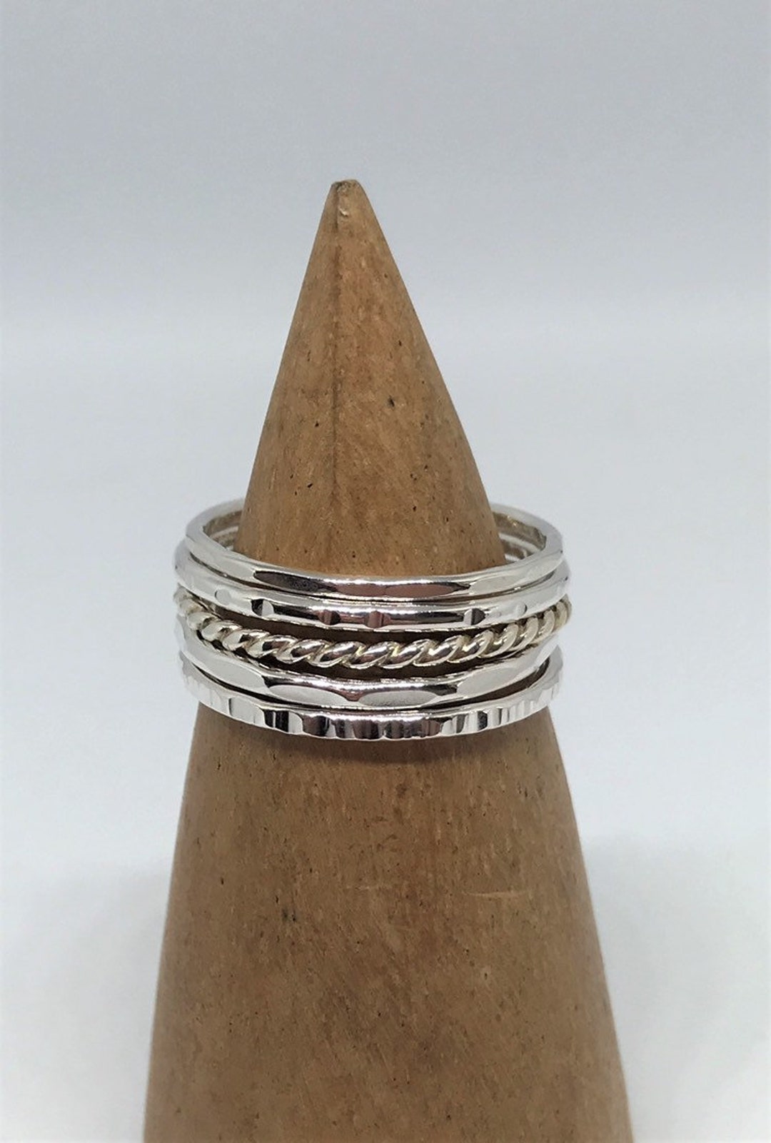 Sterling Silver Thin Ring, Stackable Ring, Silver Dainty Ring, Stacking ...