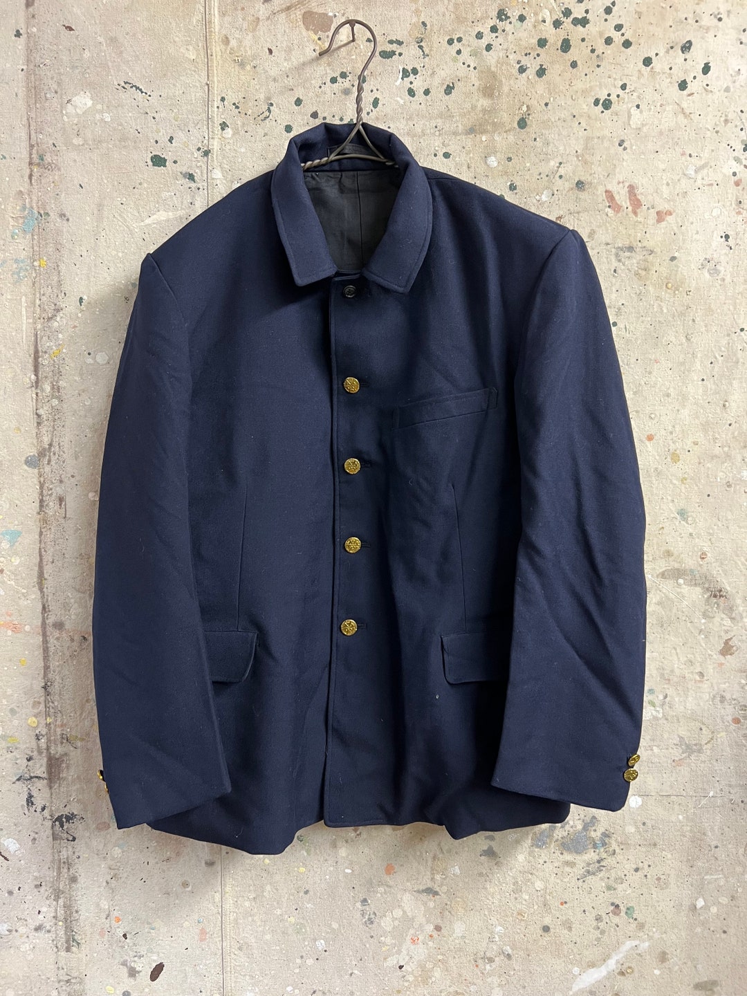 Vintage Japanese National Railroad Wool Jacket #1721 - Etsy