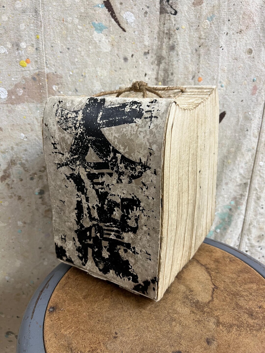 Antique Japanese Calligraphy Accounts Book Meiji Era Over 100 Years Ago ...