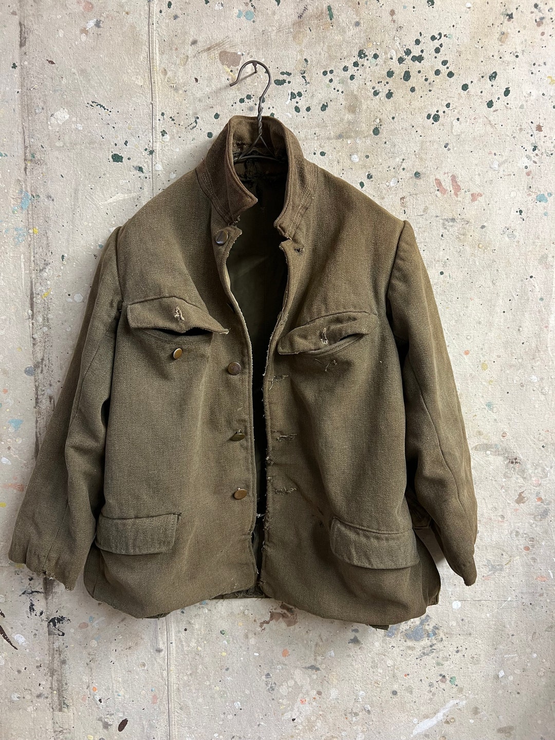 Vintage Japanese Military Wool Jacket #1647 - Etsy
