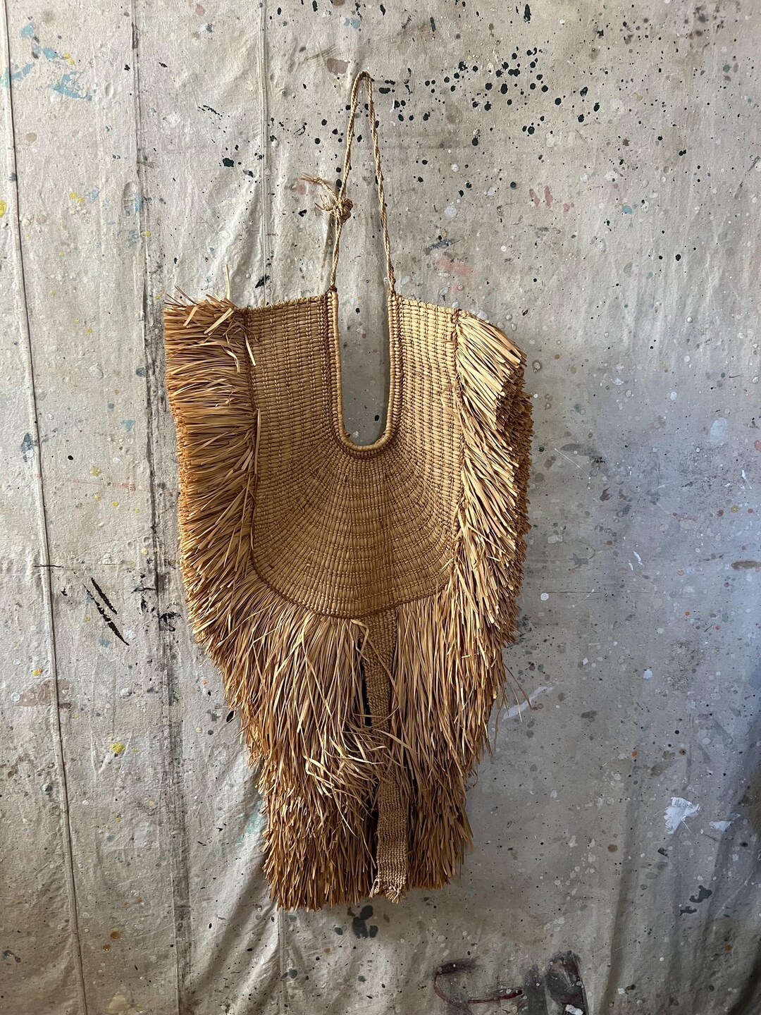 Vintage Japanese Mino Hand Woven Straw Rain Cape #3653 - Etsy