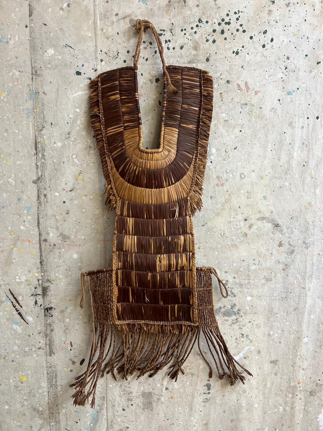 Vintage Japanese Mino Hand Woven Straw Rain Cape #2732 - Etsy