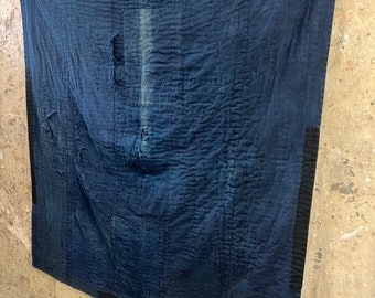 Vintage Japanese Super Large Sun Fade Indigo Dyed Rug #2324 - Etsy