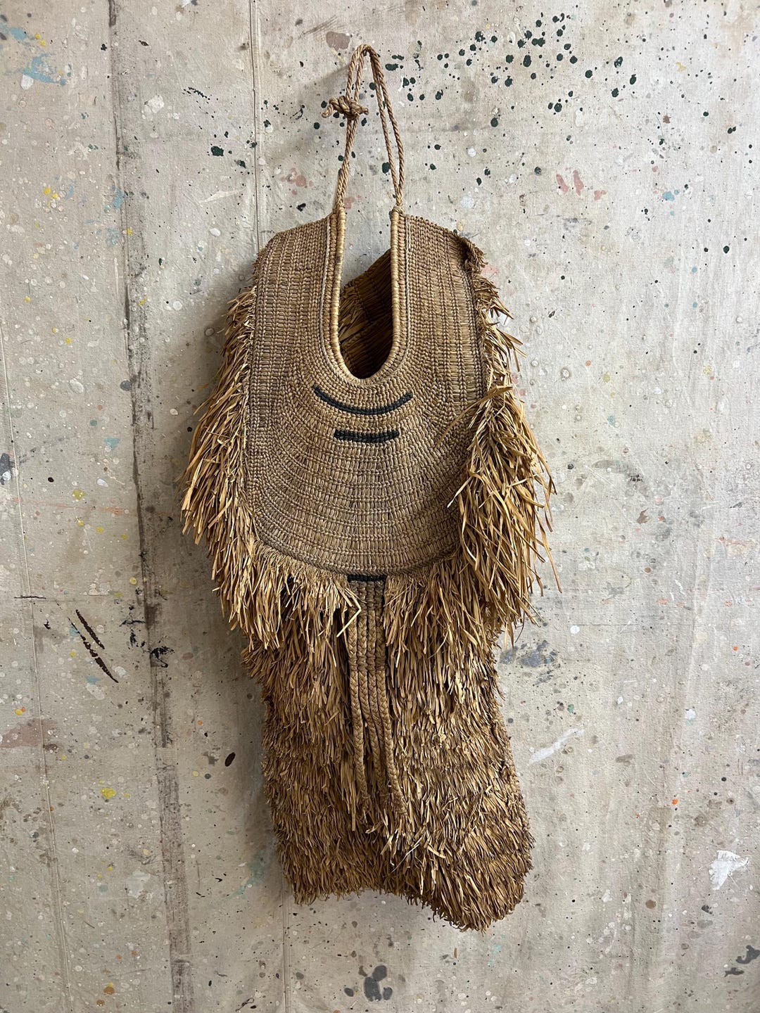 Vintage Japanese Mino Hand Woven Straw Rain Cape #3041 - Etsy