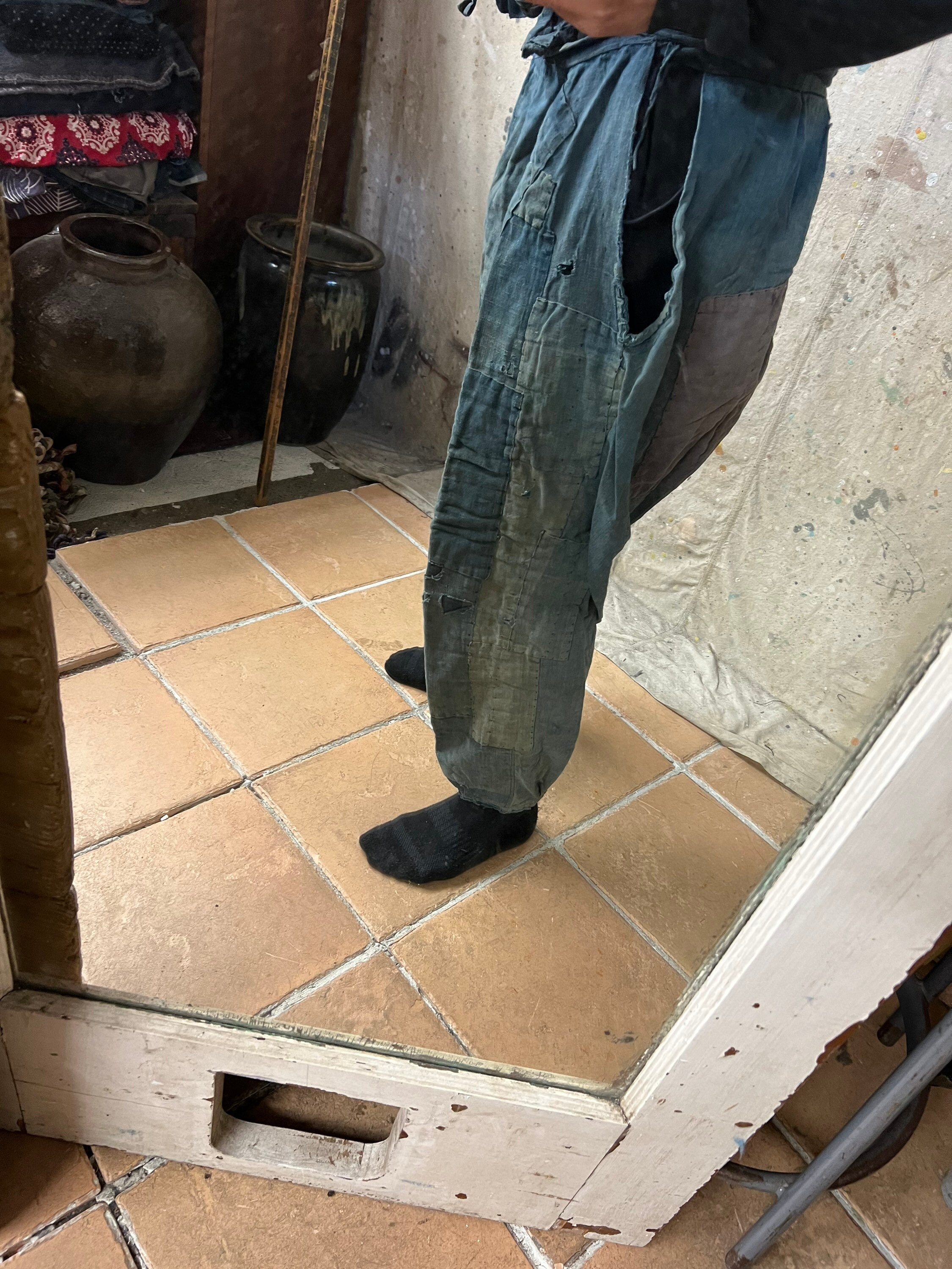 Vintage Japanese Farmers Boro Monpe Pants 802 - Etsy Australia