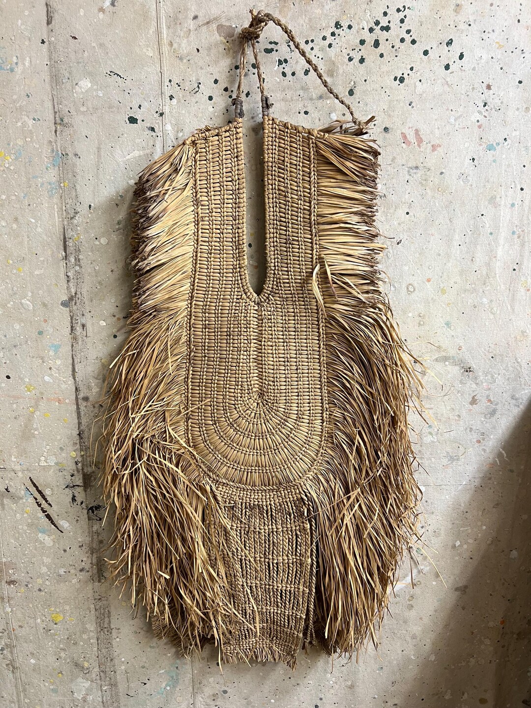 Vintage Japanese Mino Hand Woven Straw Rain Cape 2613 - Etsy