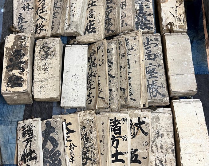 Wholesale Antique Japanese Various Accounting Books Meiji Era Mix 3 - Etsy