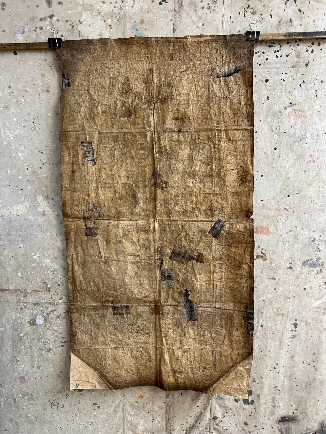 Vintage Japanese Wabisabi Patched Washi Paper #2733 - Etsy