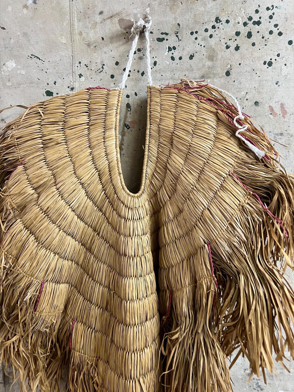 Vintage Japanese Mino Hand Woven Straw Rain Cape #3740 - Etsy