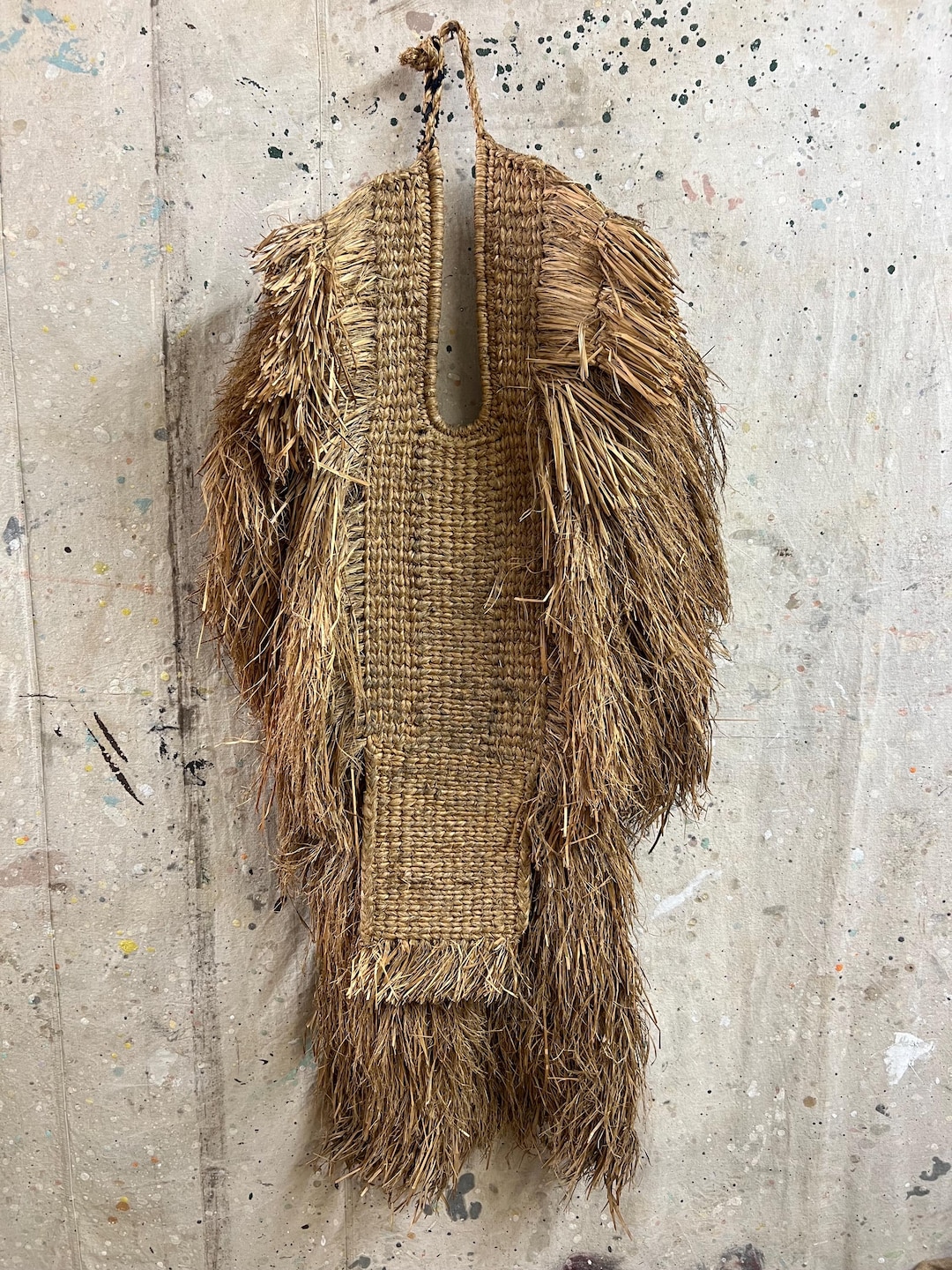 Vintage Japanese Mino Hand Woven Straw Rain Cape 2291 - Etsy