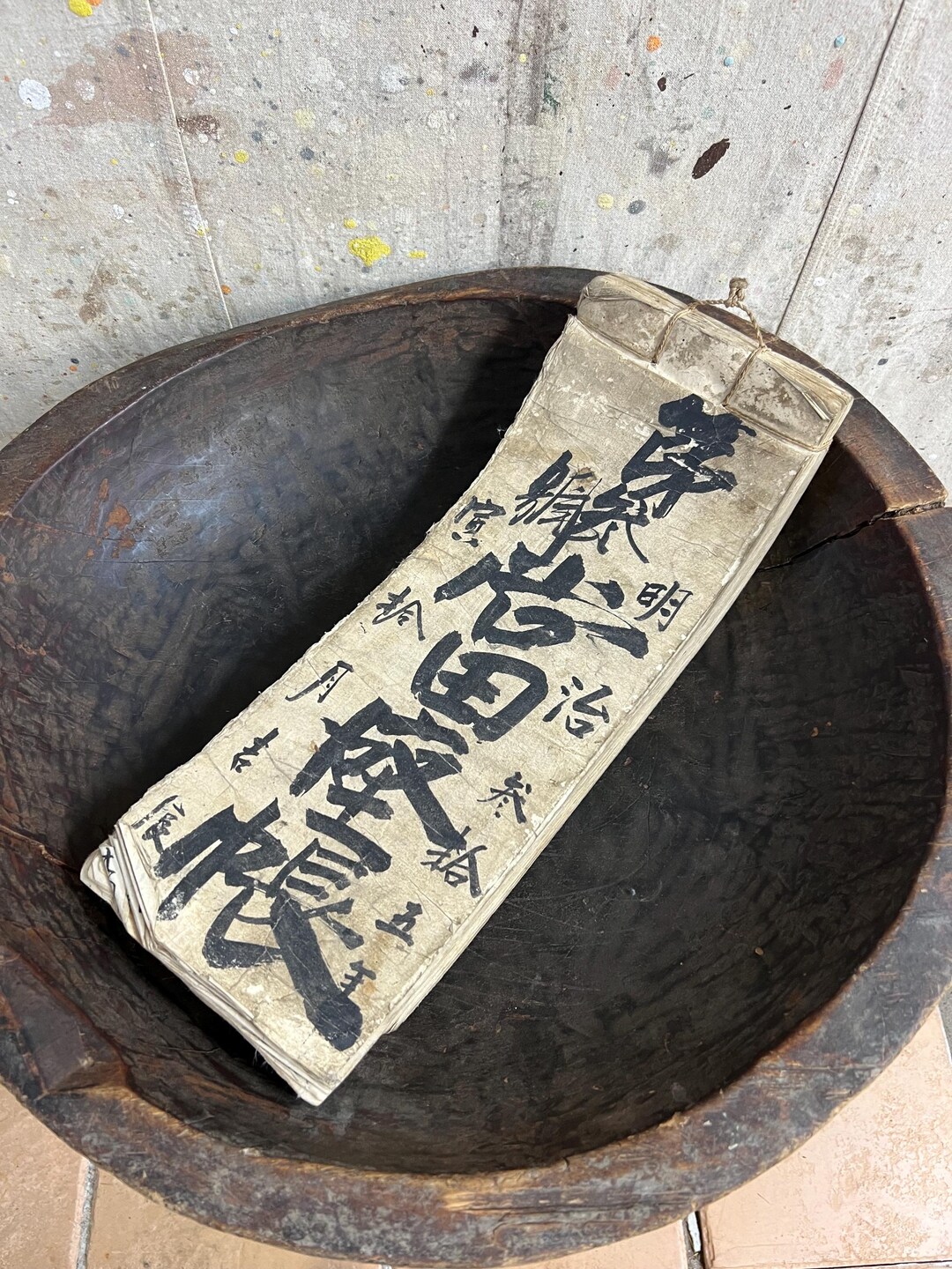 Antique Japanese Calligraphy Accounts Book Meiji Era 明治35’s 1902’s ...