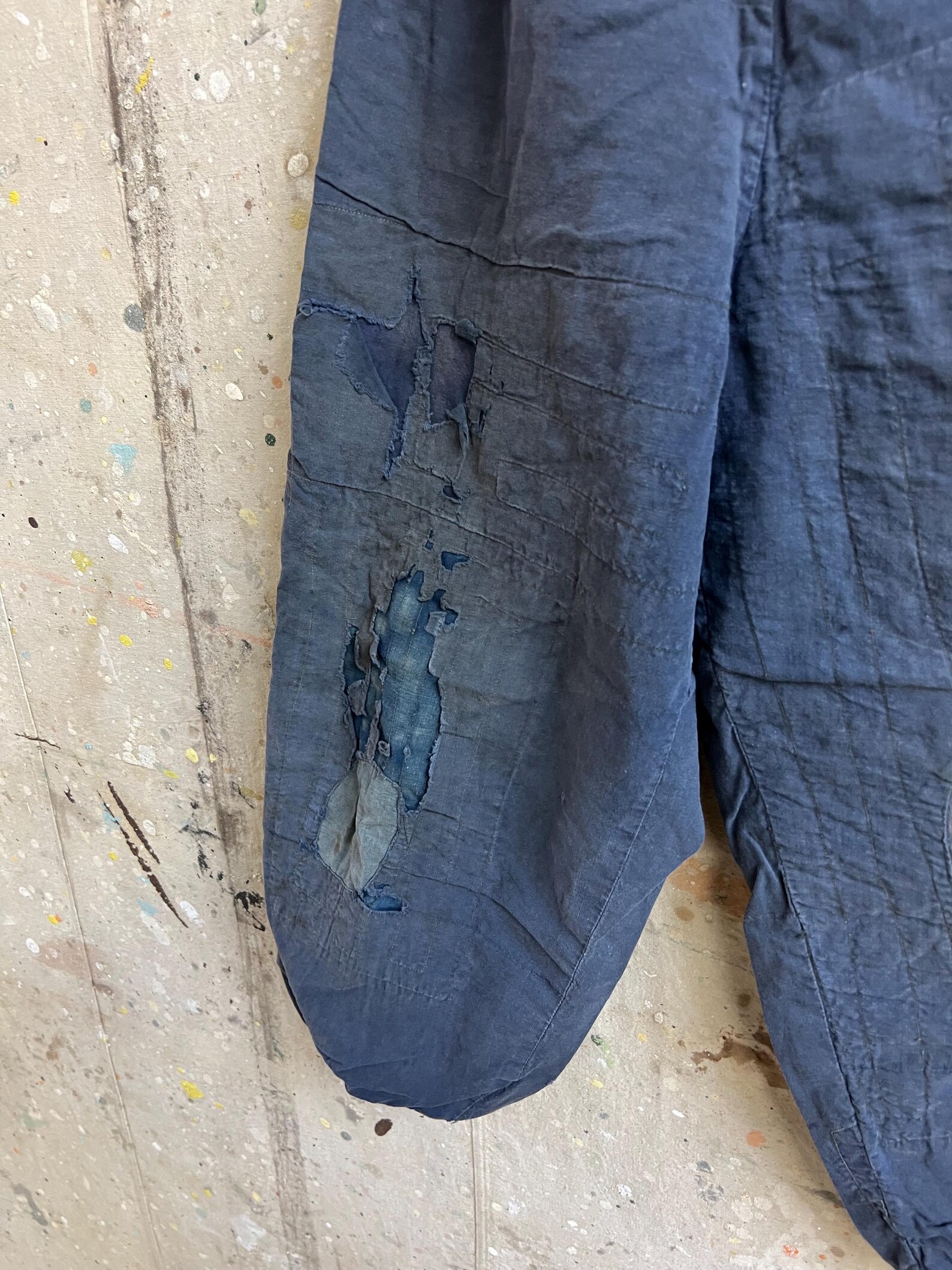 Vintage Japanese Famer’s Sun Fade Boro Patched Monpe Pants #3026 - Etsy