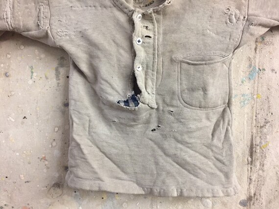 Vintage Japanese boro kids children sweatshirt - Gem