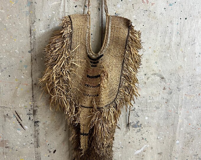 Vintage Japanese Mino Hand Woven Straw Rain Cape #3042 - Etsy