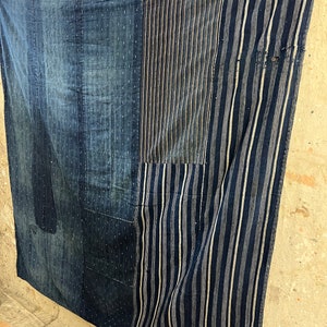 Vintage Japanese Indigo Dyed Boro Rug 1239 - Etsy