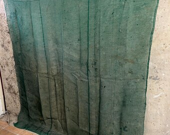 Vintage Japanese Natural Color Cotton Ramie Kaya Mosquito Net Fabric ...