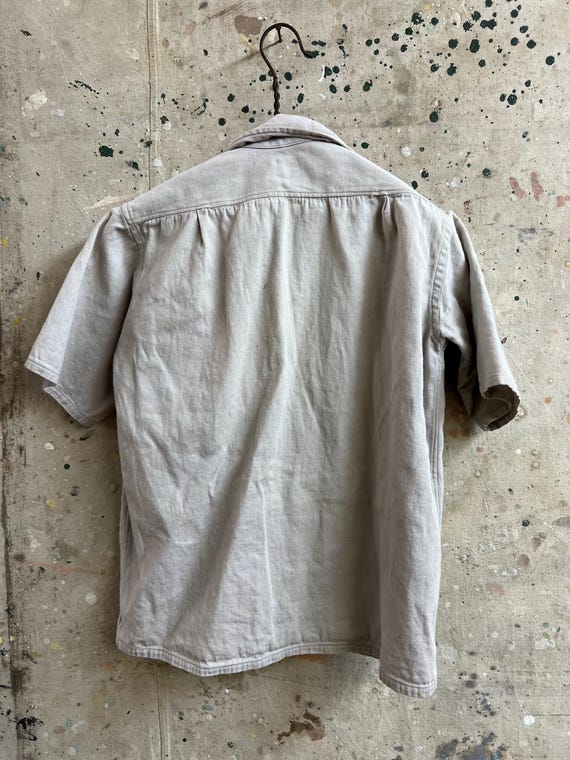Vintage Japanese sun fade cotton work shirts #2274 - Gem