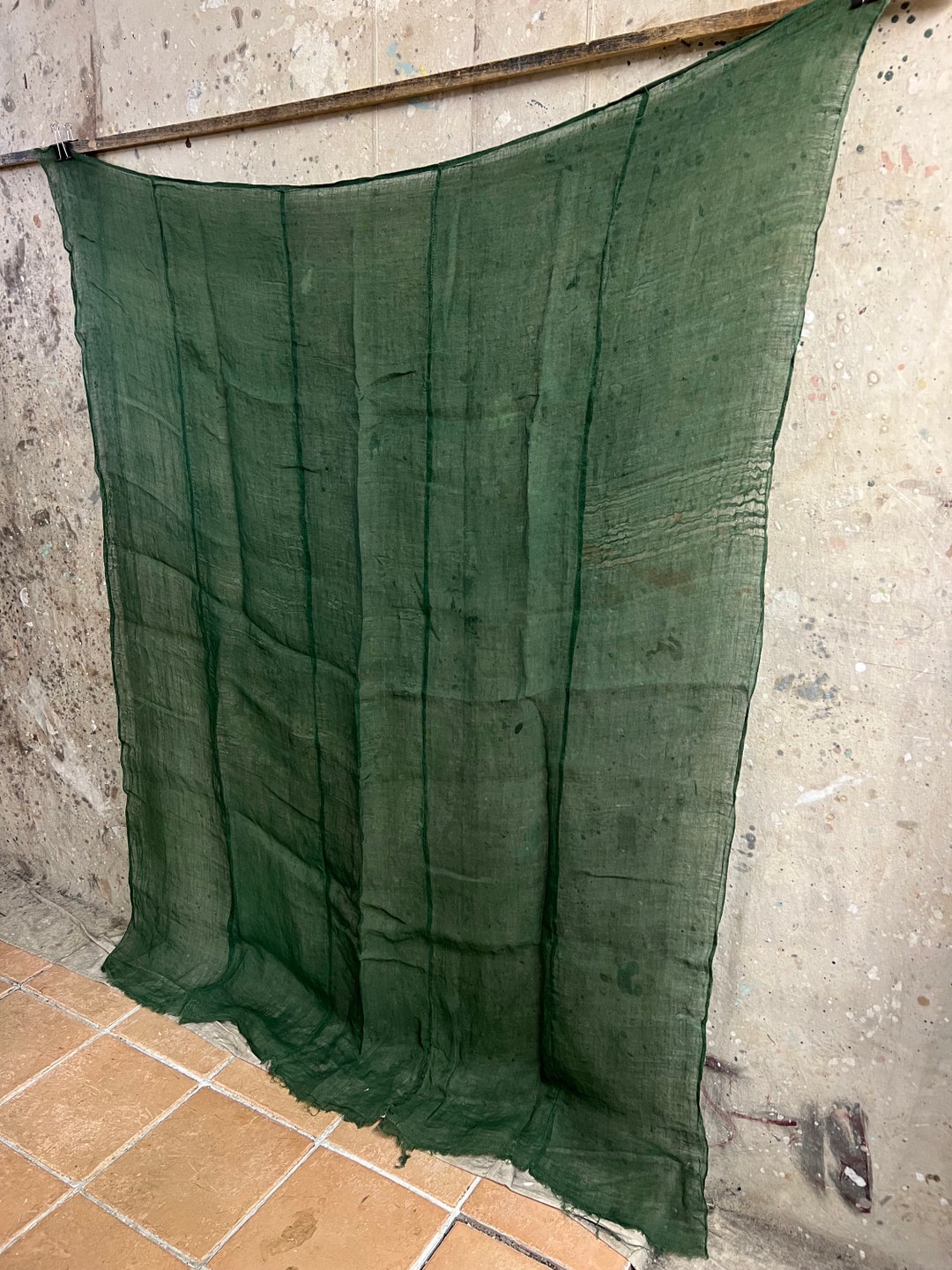 Vintage Japanese Hemp Kaya Mosquito Net Fabric #1783 - Etsy