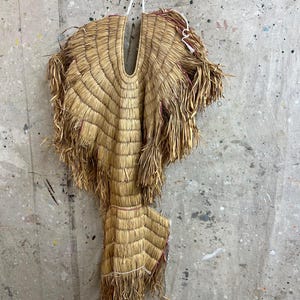 Vintage Japanese Mino Hand Woven Straw Rain Cape #3740 - Etsy