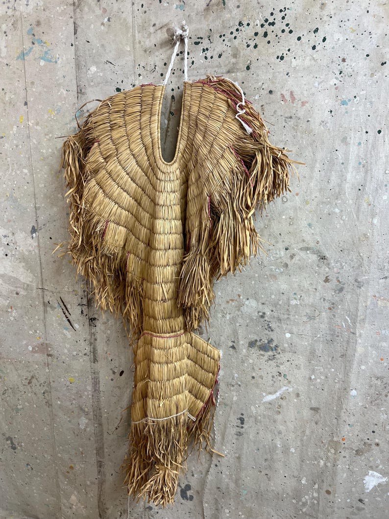 Vintage Japanese Mino Hand Woven Straw Rain Cape #3740 - Etsy